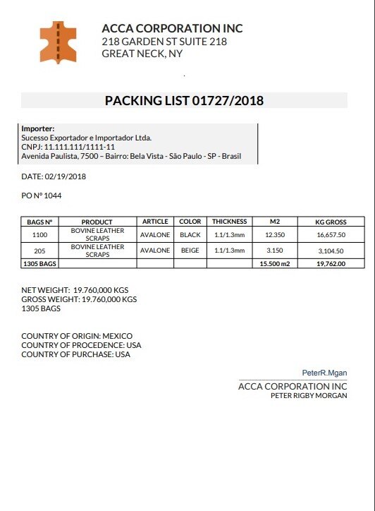 O que é Packing List? Como devo fazê-la?